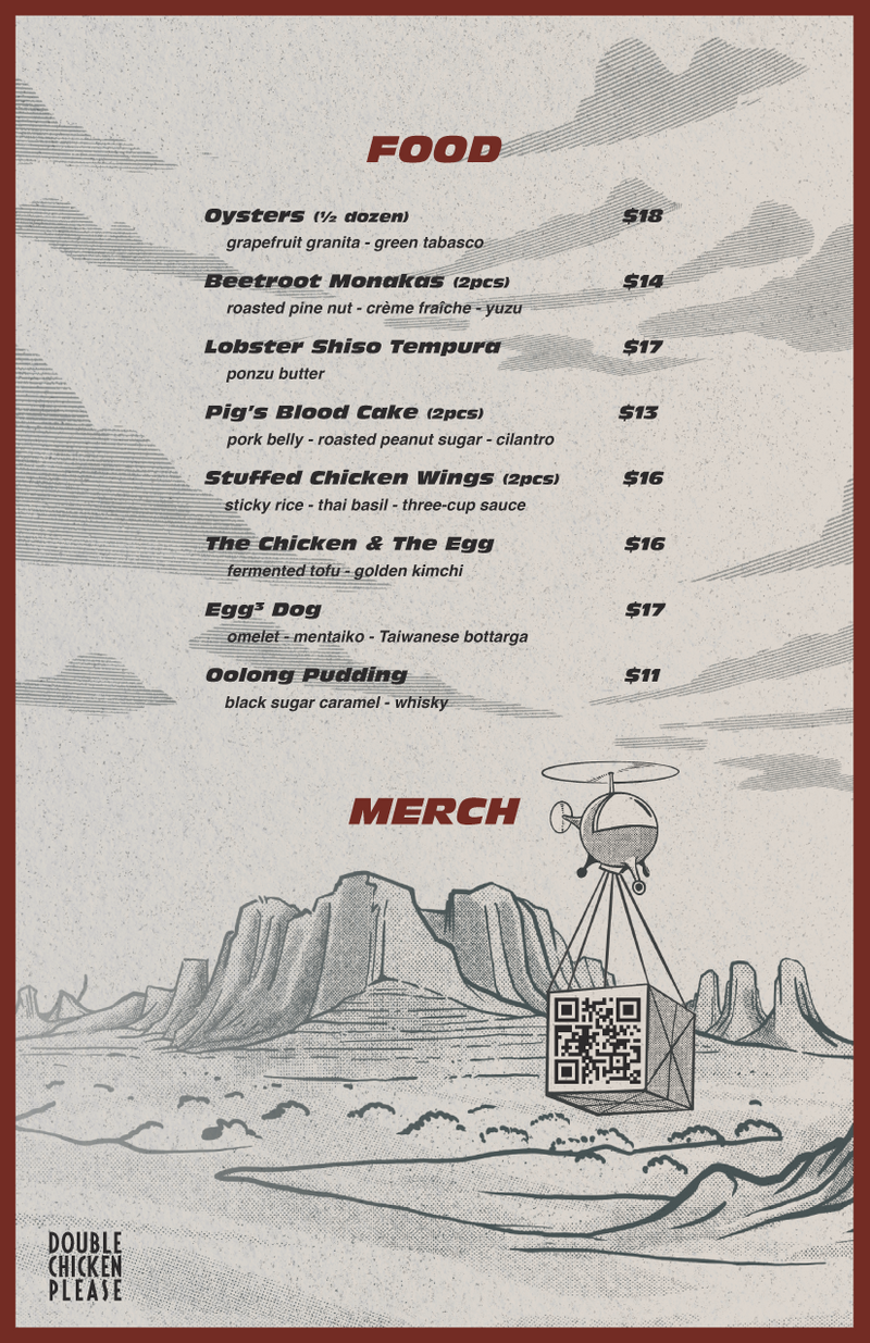 FREE RANGE – Double Chicken Please