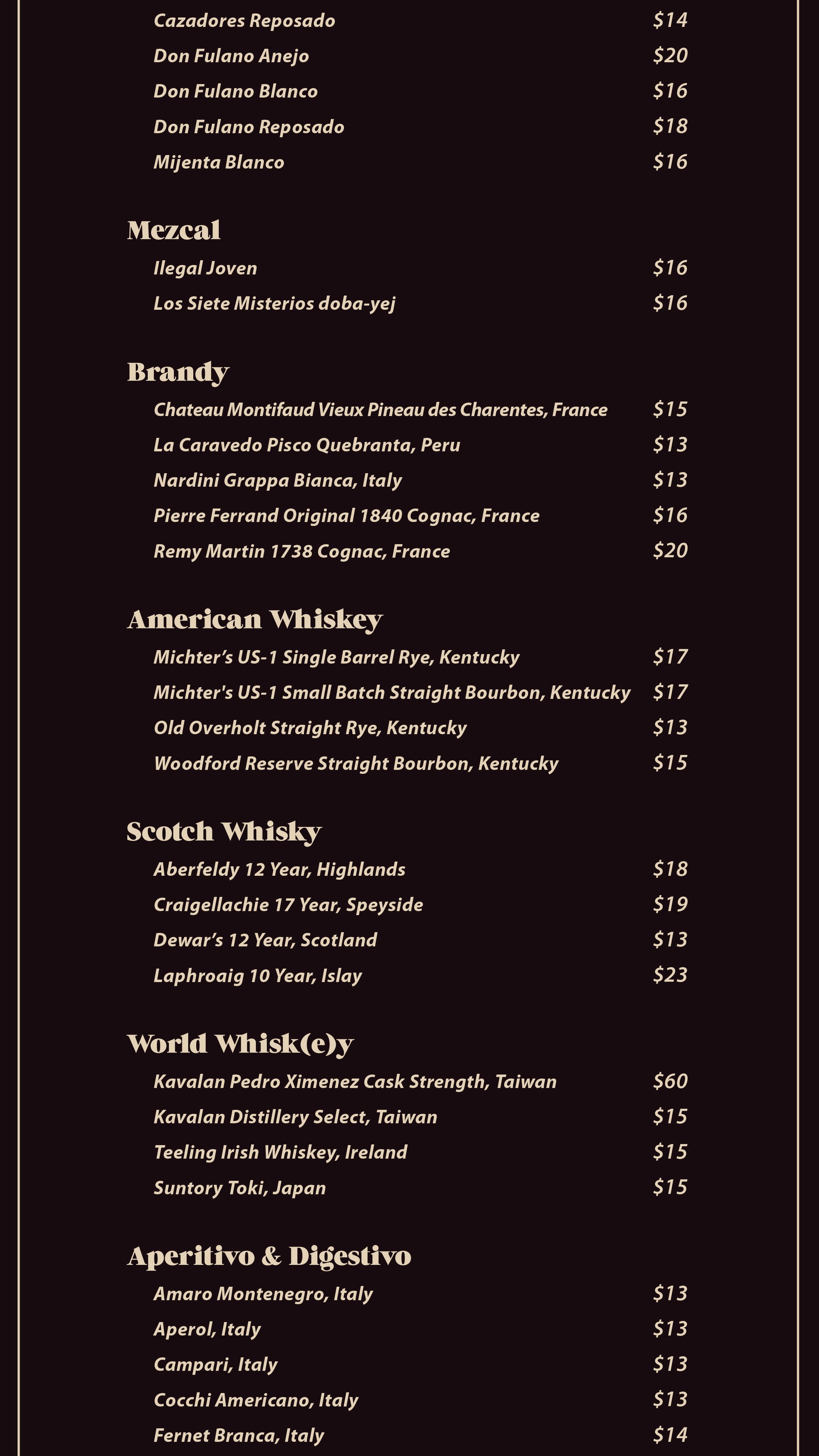 The Coop Menu – Double Chicken Please