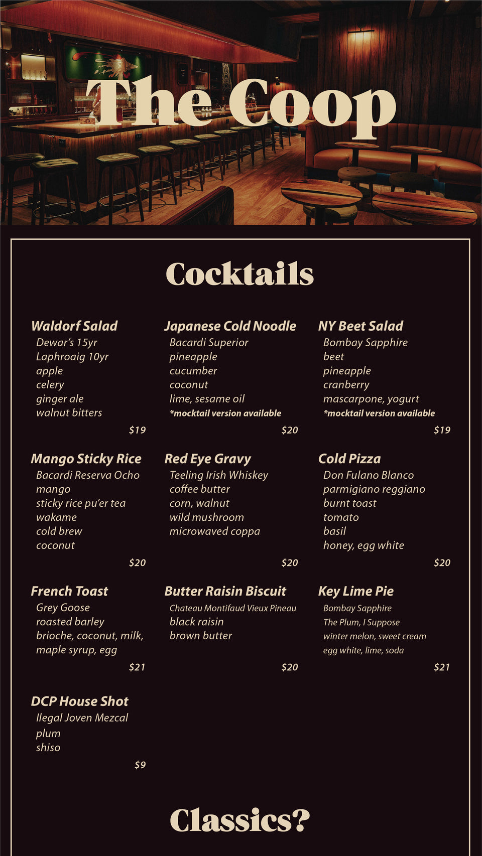 The Coop – Double Chicken Please